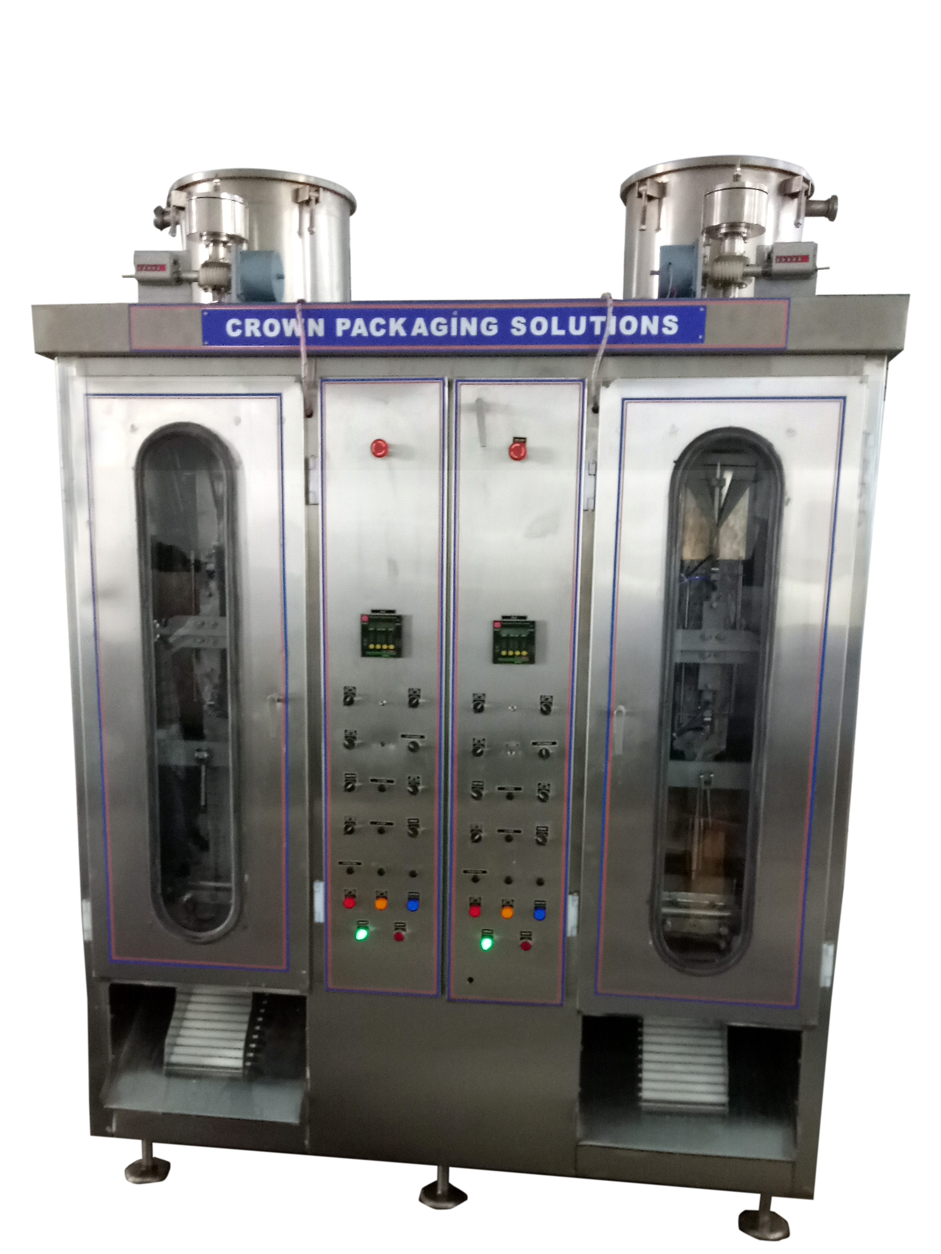 1Double Head Milk Packet Machine || Crown Industries